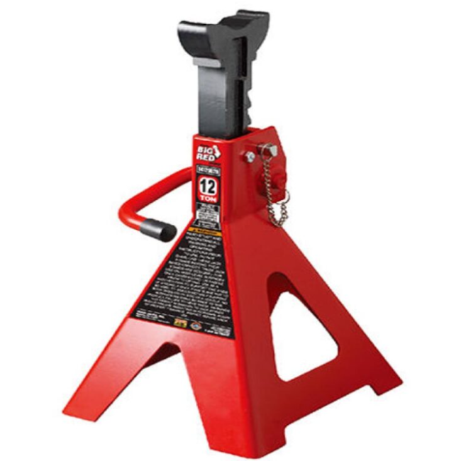 Big Red 12-Ton Heavy-Duty Jack Stands - Tool Tech